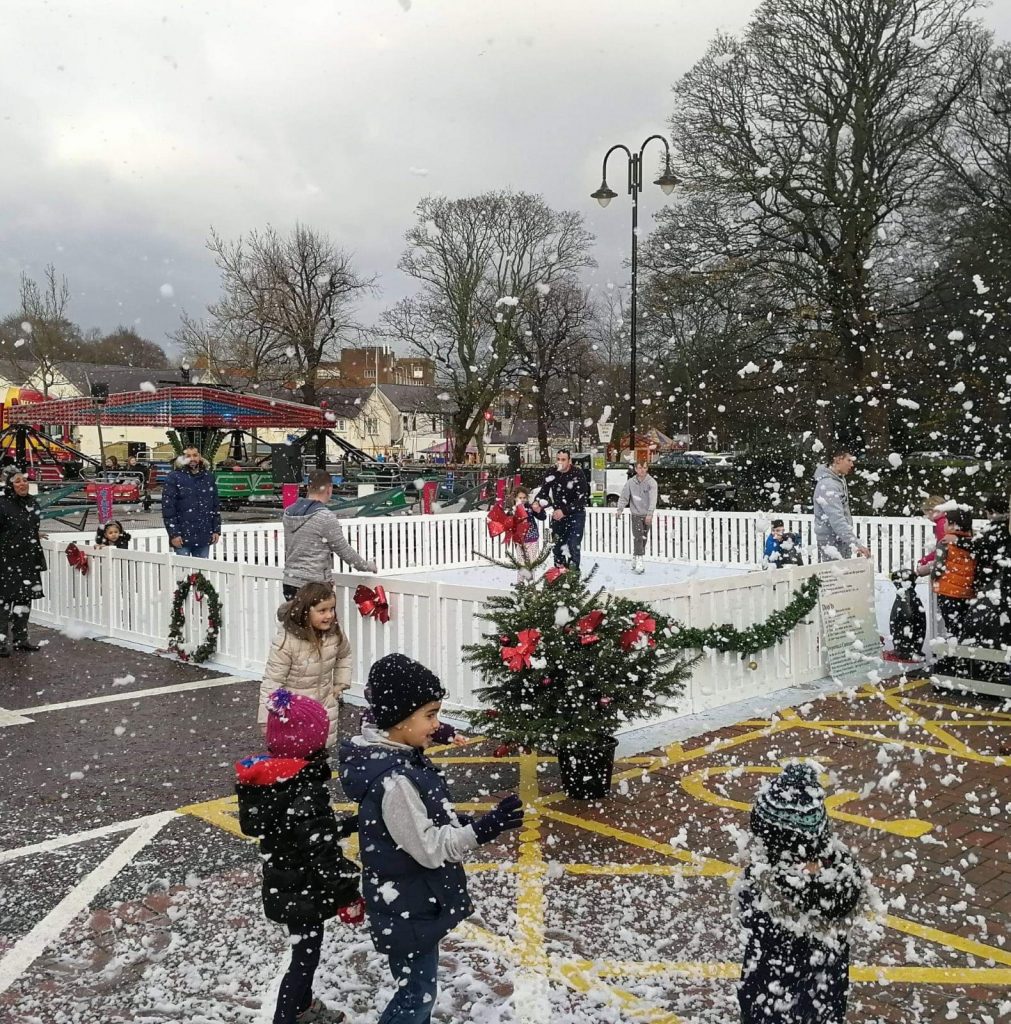 Hire a synthetic ice rink today from Mobile Ice Rinks UK